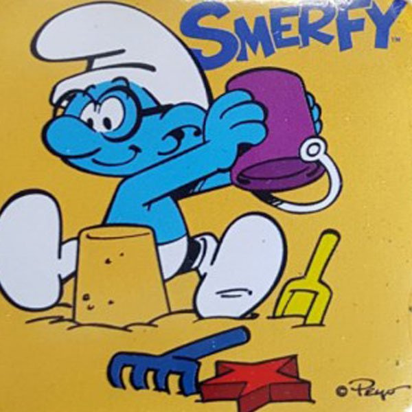 Magiczny Ręcznik Smerfy Smarf Disney 30x30 cm - - Euromat